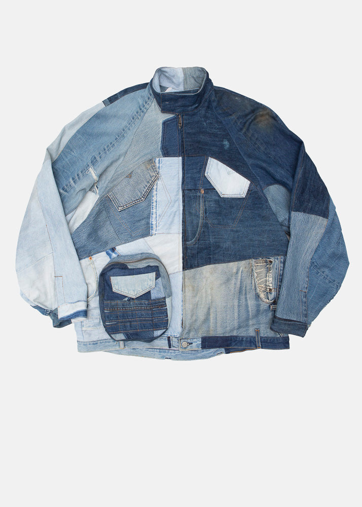 Rework Patchwork Denim Jacket – LOUTHER